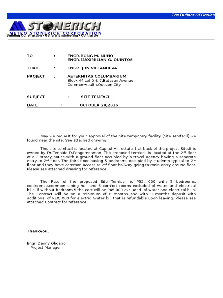 Columbarium Letter Site Temfacil | PDF