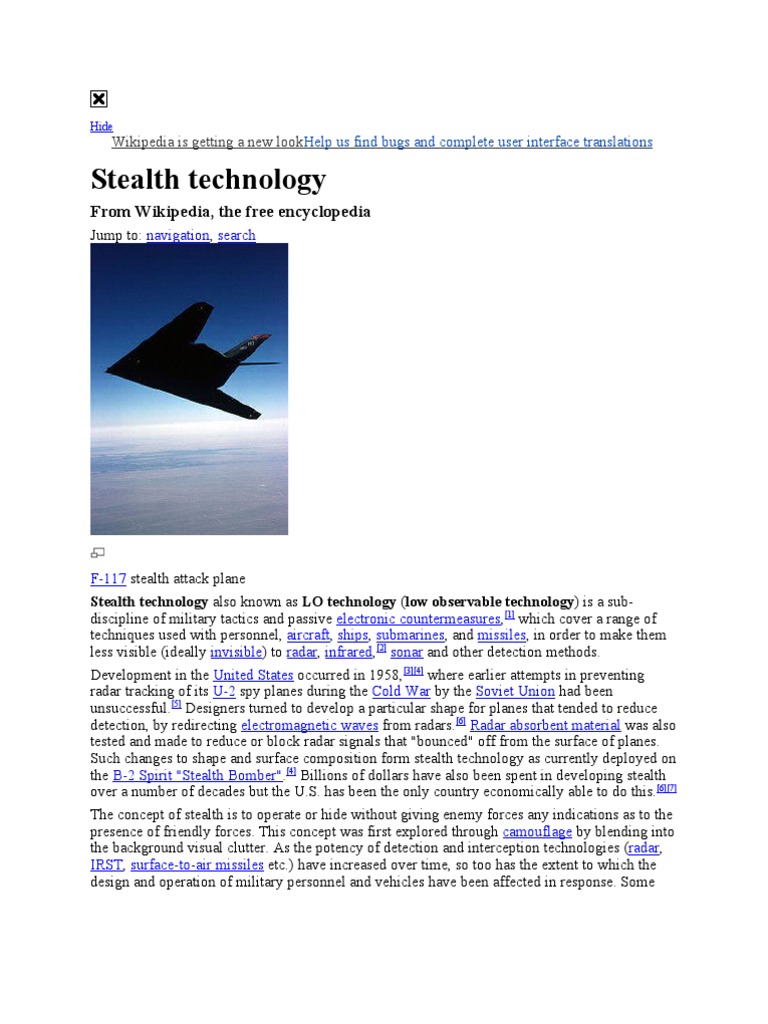 Stealth | PDF | Radar | Plasma (Physics)