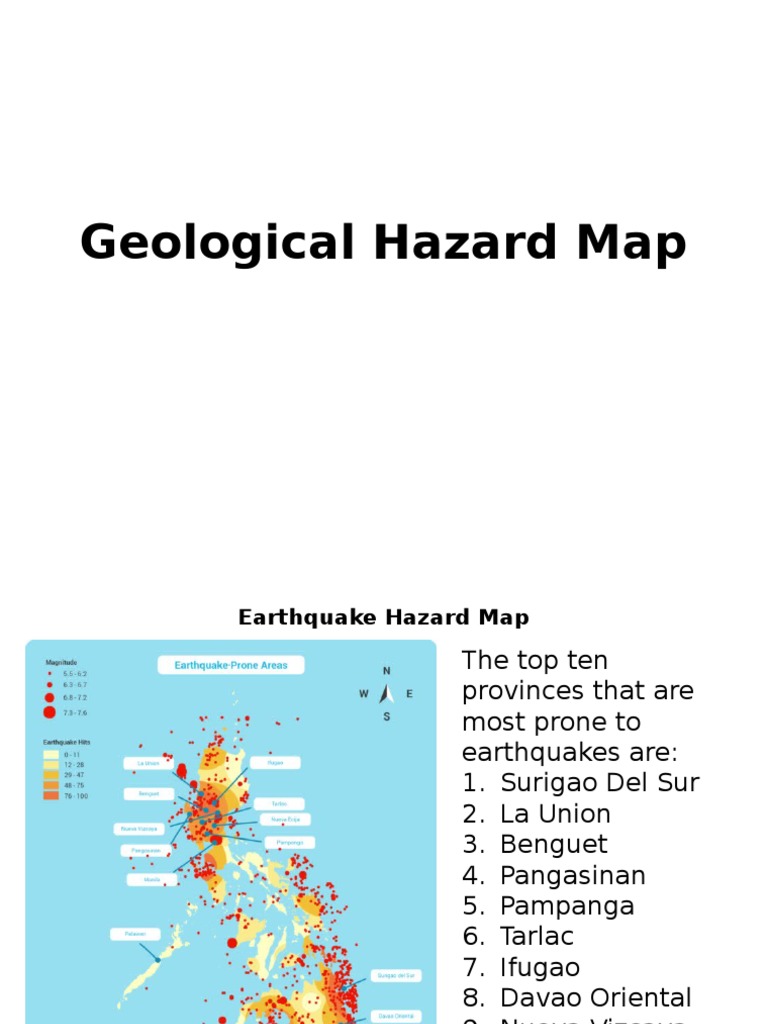 Geological Hazard Maps of the Philippines | PDF | Landslide | Volcanic Ash