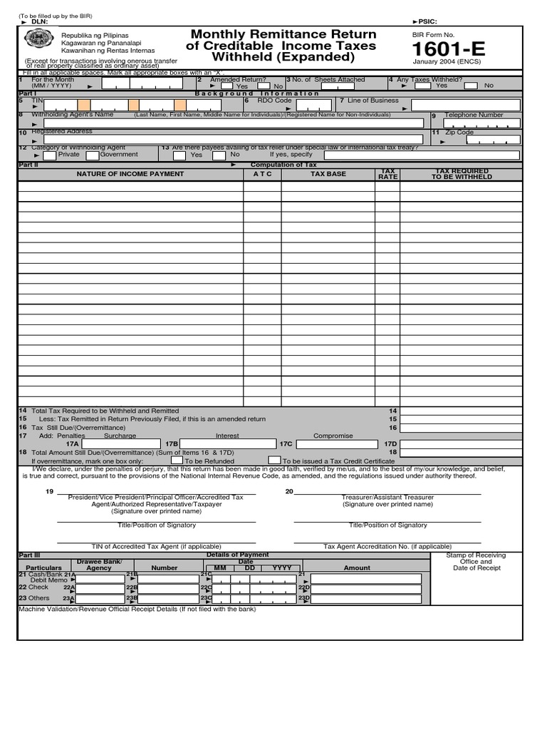 1601e Form PDF | PDF | Withholding Tax | Taxes