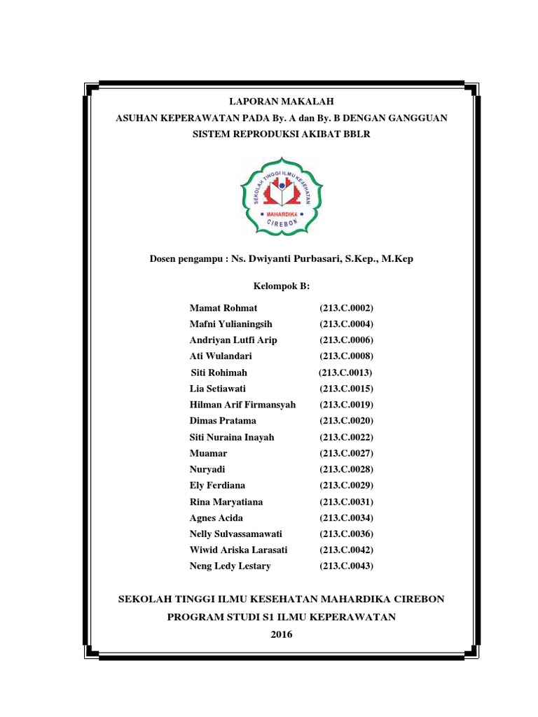 Materi BBLR PDF | PDF