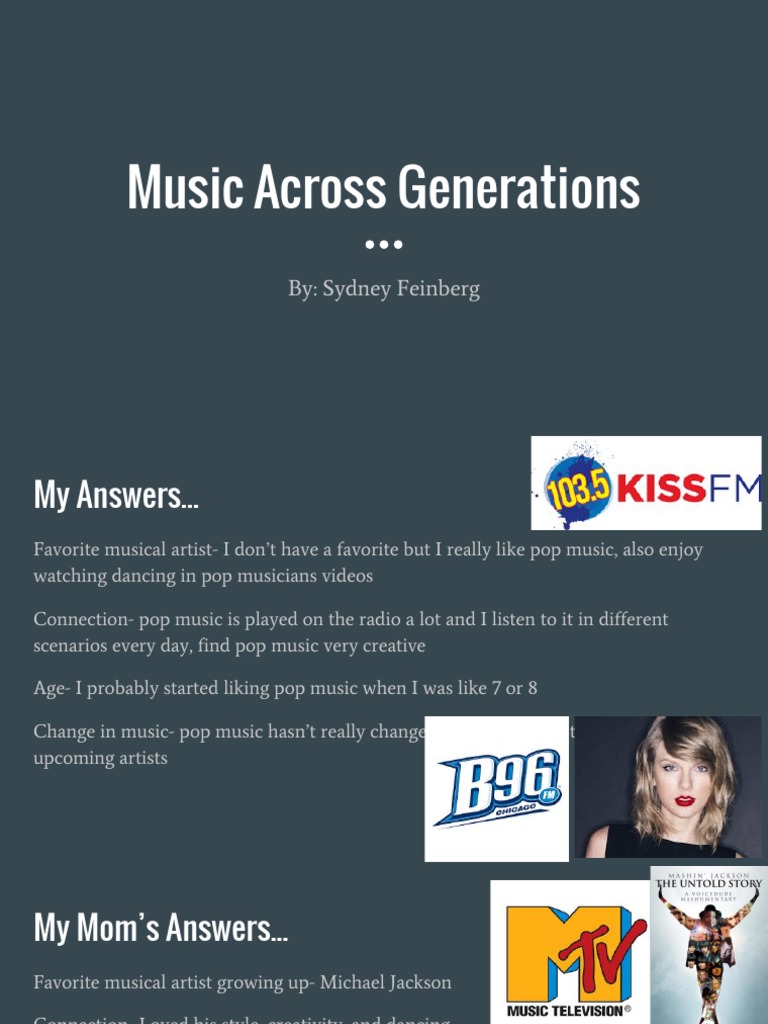 Generational Perspectives on Pop Music | PDF