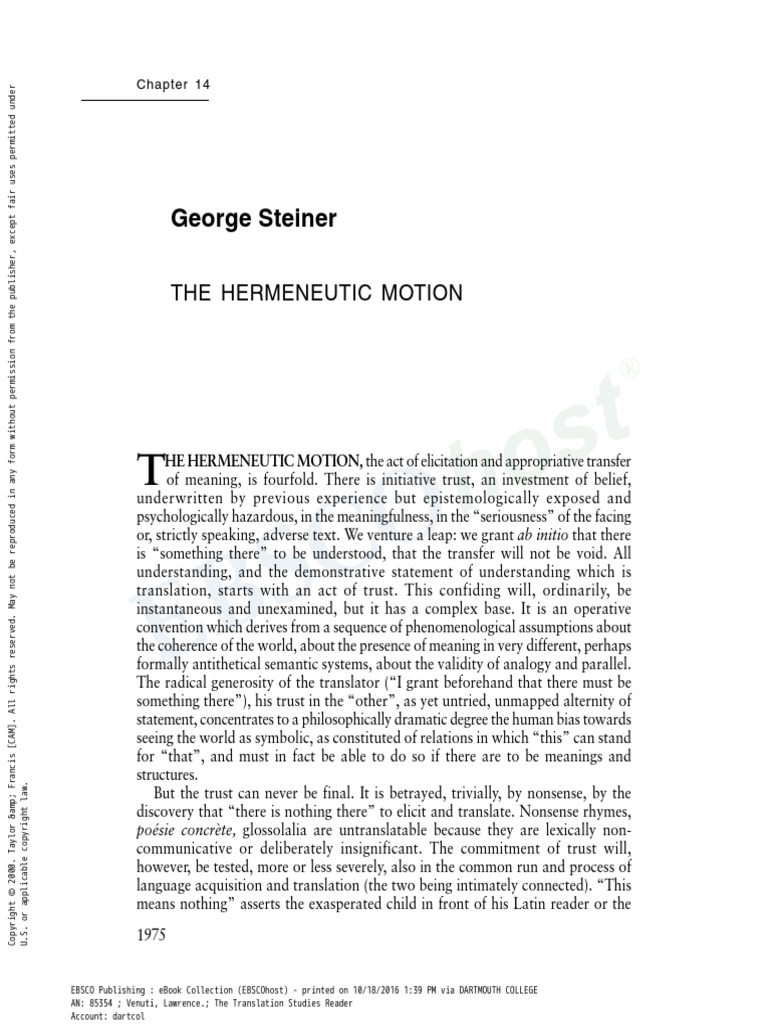 Steiner Ebscohost PDF | PDF