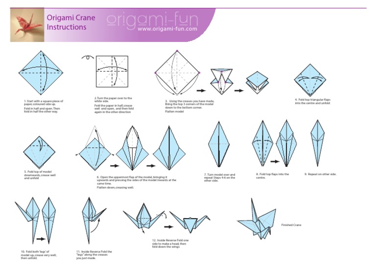 Origami Crane Print | PDF