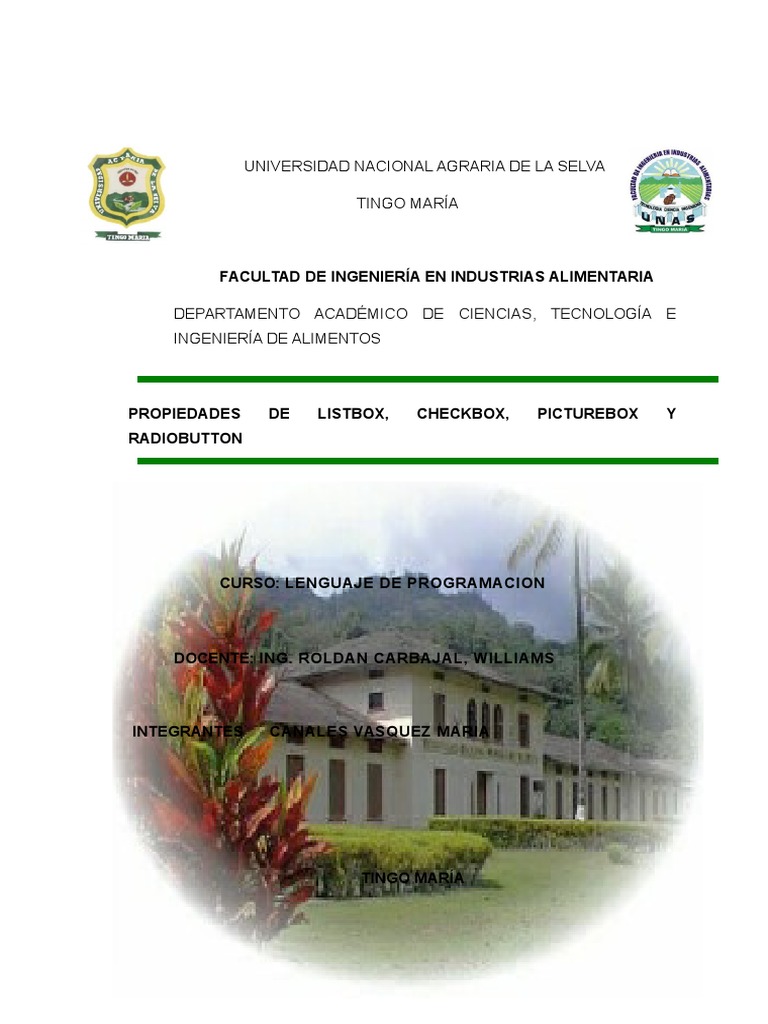 Propiedades de Controles en Visual Basic | PDF | Básico | Archivo de computadora