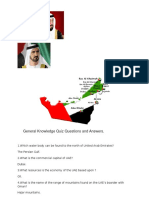 Uae Quiz For Competition | PDF | United Arab Emirates | Dubai