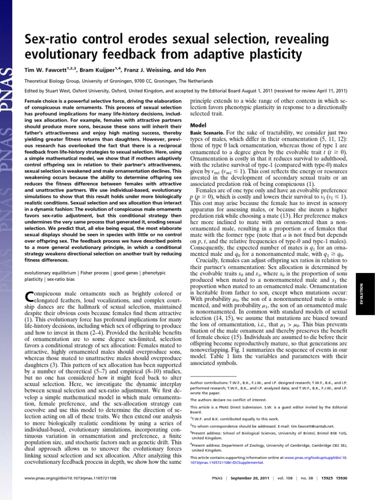 Sex Ratio Control Erodes Sexual Selection Revealing Evolutionary