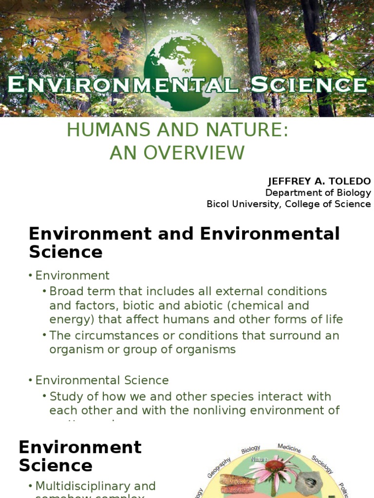 Overview of Environmental Science | PDF | Food Web | Ecosystem