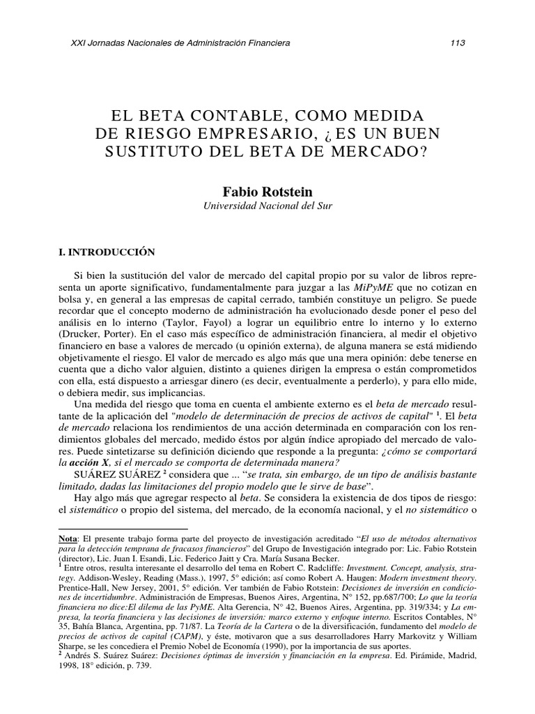 Beta Contable | PDF | Compartir (Finanzas) | Contabilidad