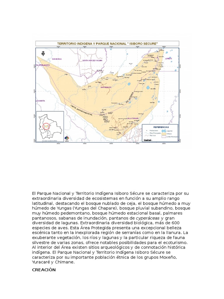Resumen Parque Nacional Isiboro Secure | PDF | Geografía Física ...