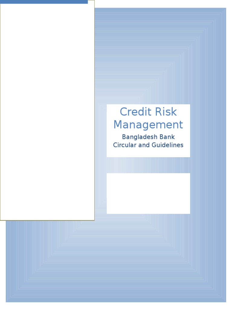 Credit Risk Management | PDF | Credit (Finance) | Credit Risk