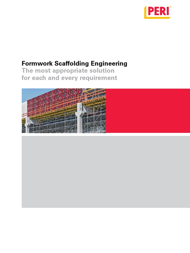Peri Formwork Scaffolding Engineering | PDF | Scaffolding | Stairs