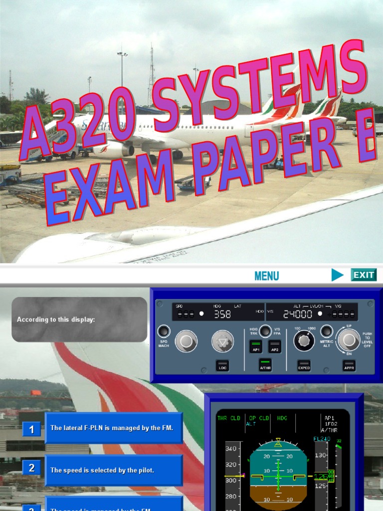 A320 Exam B | PDF | Aviation | Aerospace Engineering