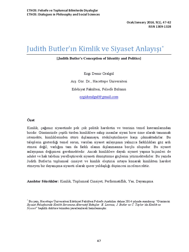Judith Butler | PDF