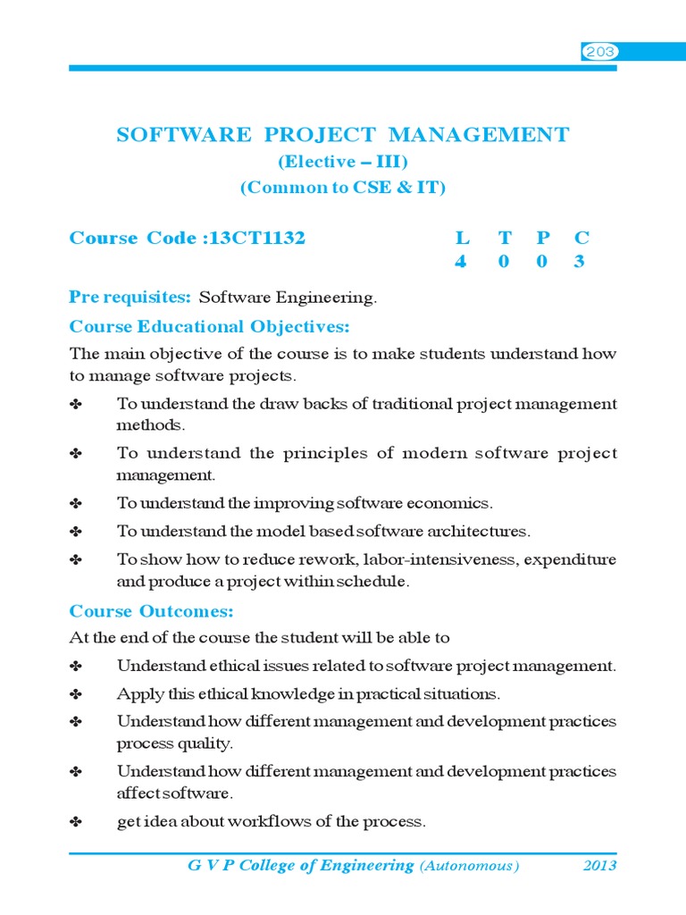 Software Project Managment | PDF | Engineering | Information Technology ...