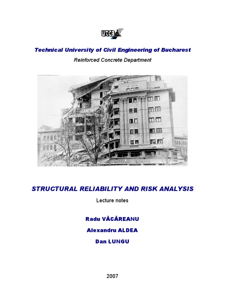 Structural Reliability and Risk Analysis | PDF | Probability Distribution | Random Variable