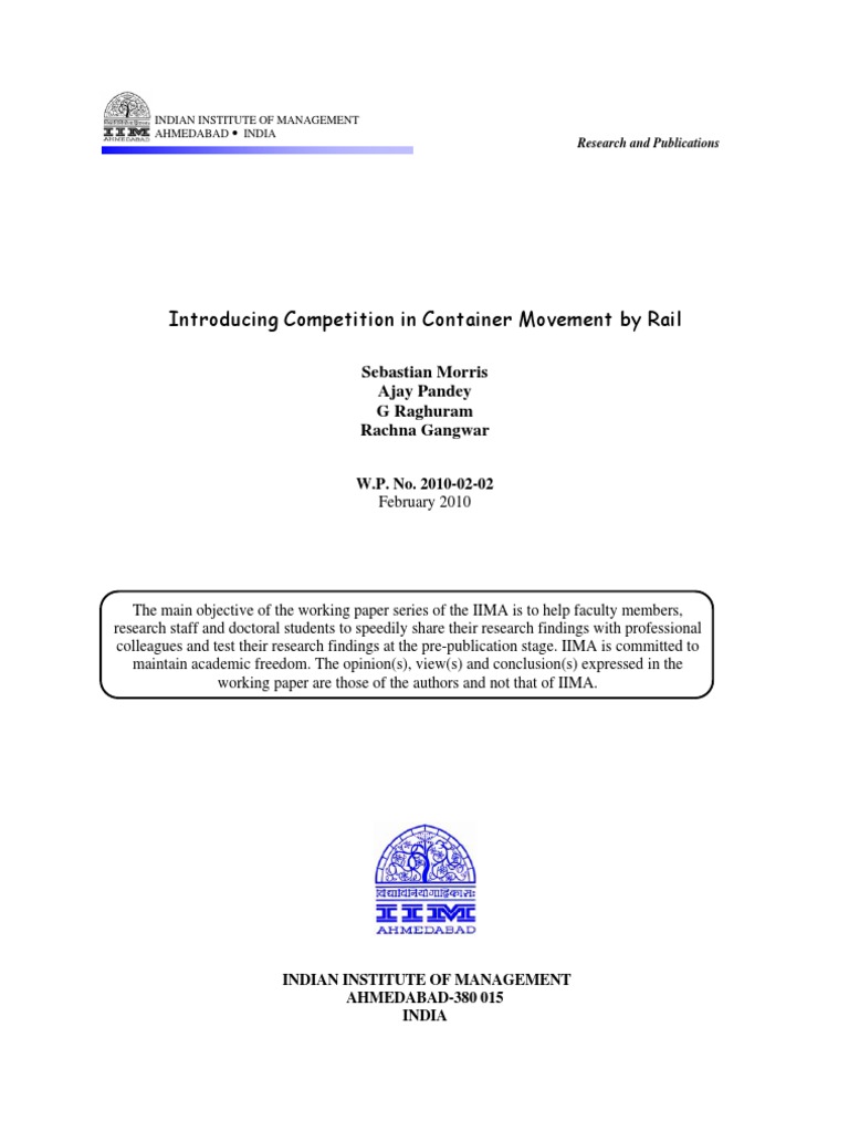 Container Movement | PDF | Containerization | Competition
