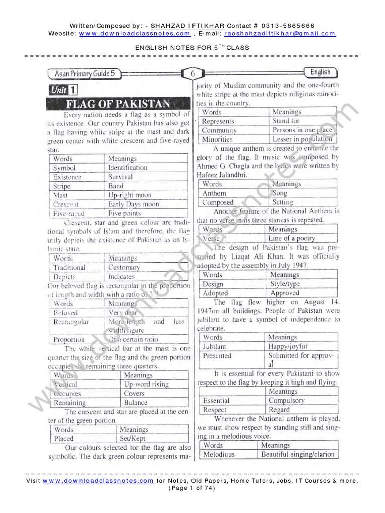 5 English Complete | PDF