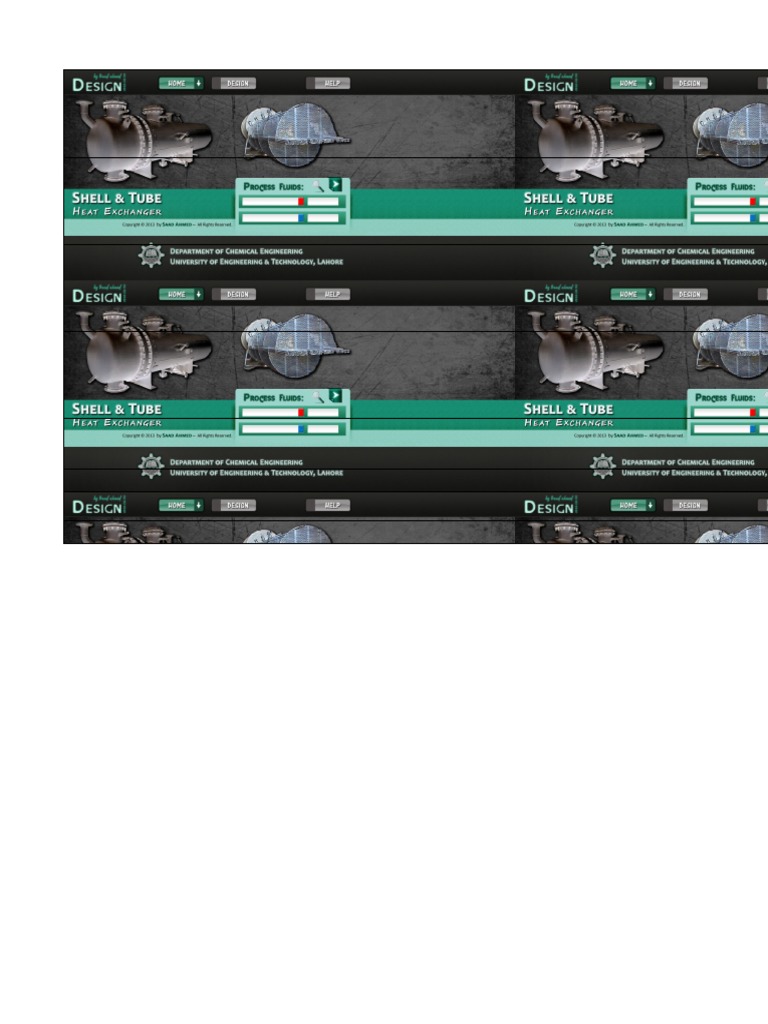 Shell & Tube Design Spreadsheet | PDF