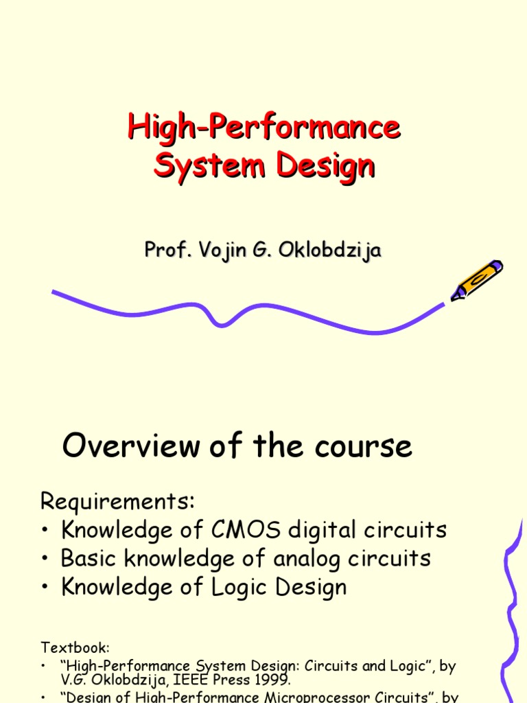 High-Performance System Design | PDF | Computer Architecture ...