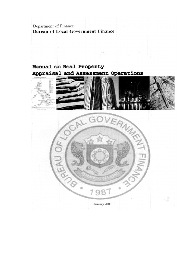 Manual On Real Property Appraisal and Assessment Operations | PDF ...