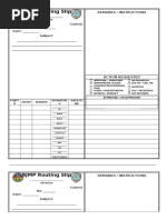 BJMP Routing Slip R8 | PDF | Business