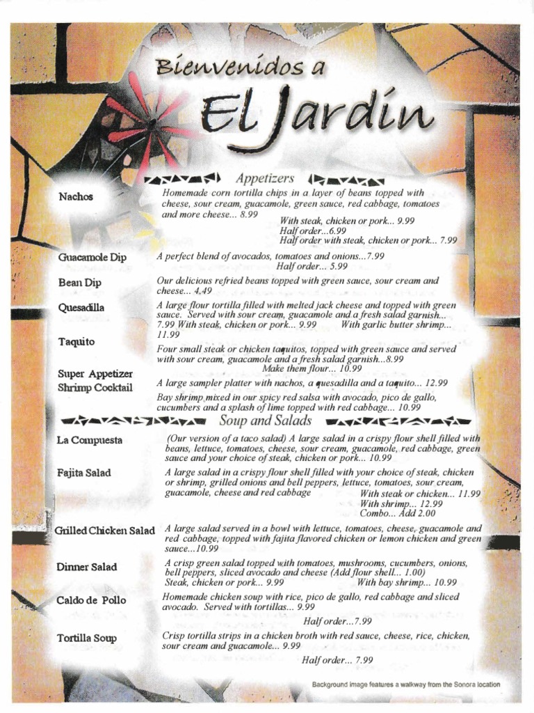 Page 1 Final Menu | PDF