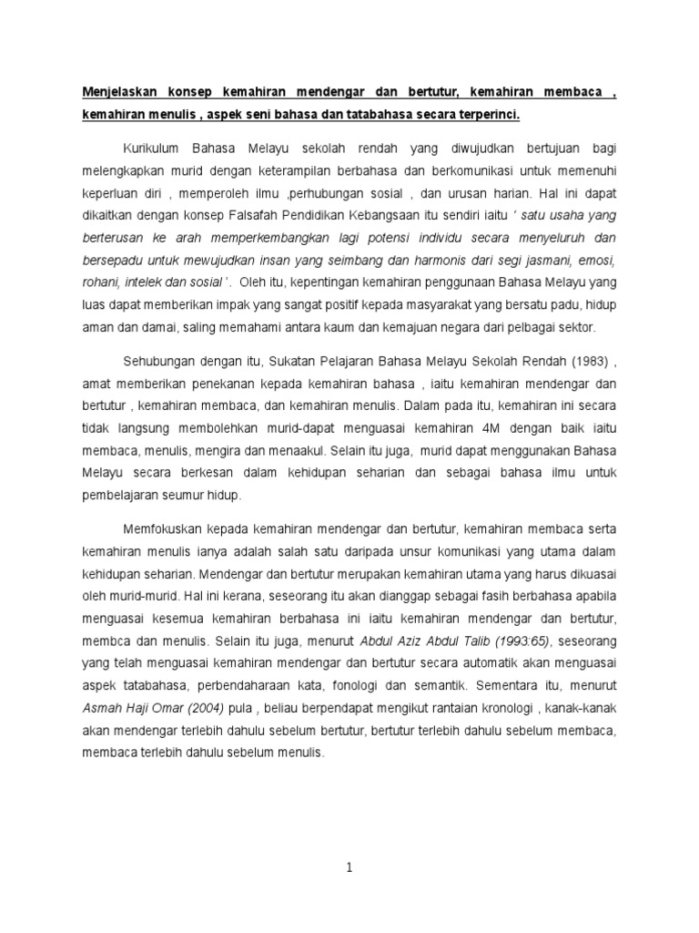 BM Esei Dan RPH Lengkap | PDF