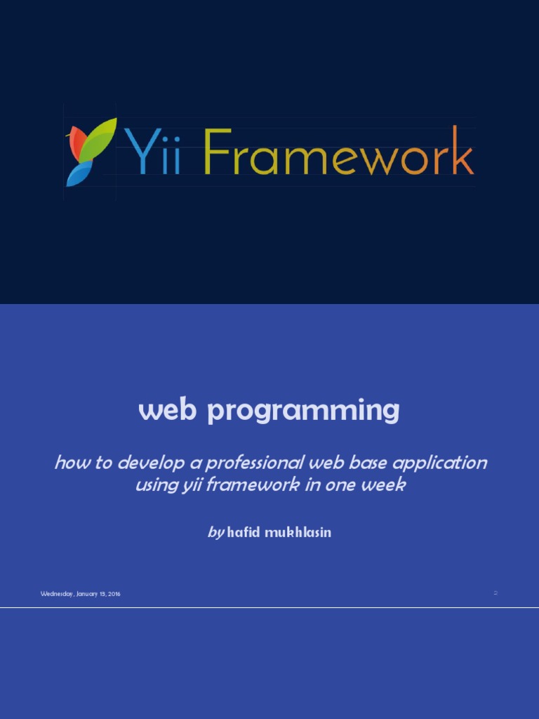 Yii2-1 Ebook | PDF | Php | Hypertext