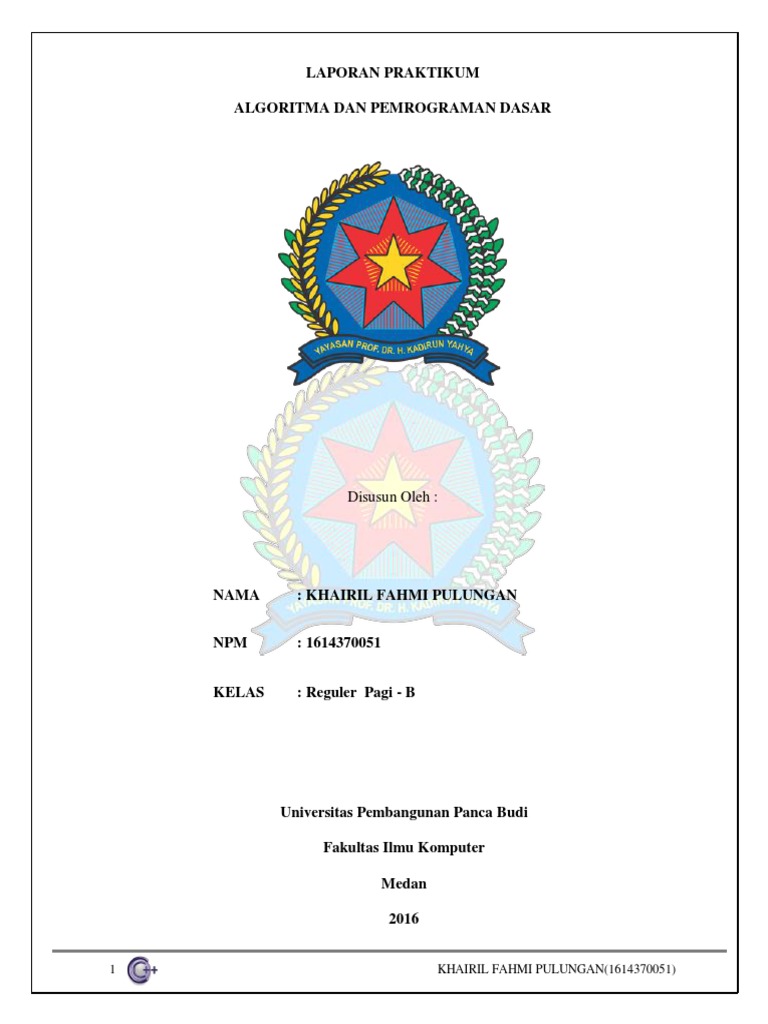 Tugas Latihan Algoritma Pemrograman Bahasa C++ | PDF