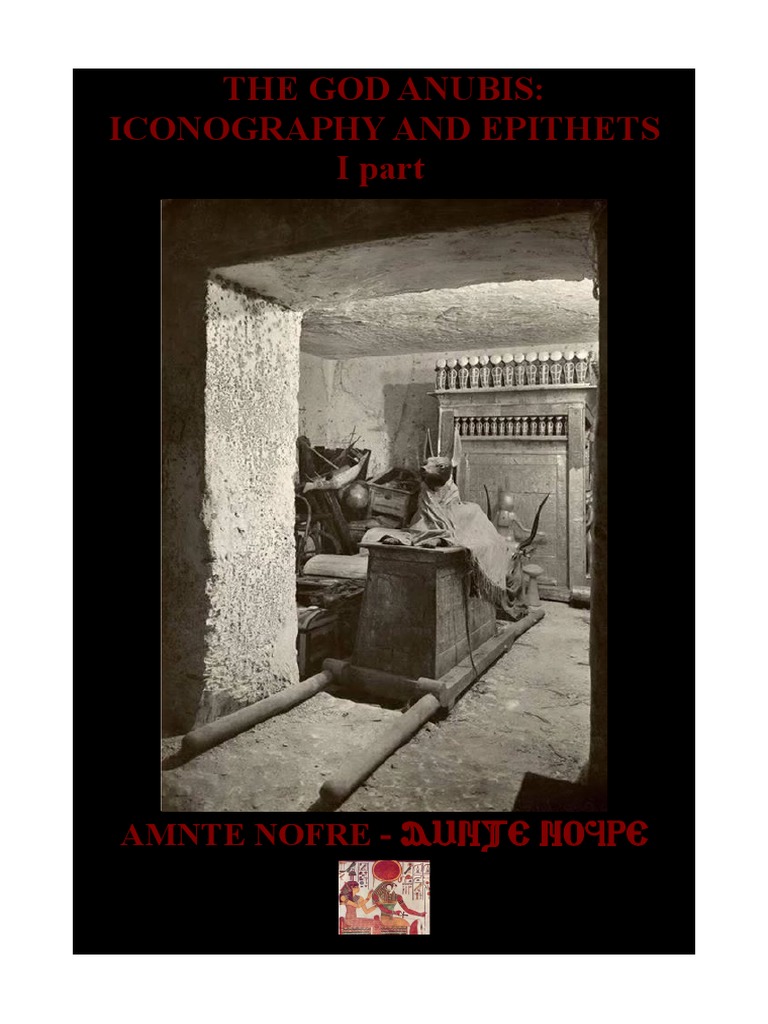 The God Anubis-Iconography and Epithets-partI PDF | PDF | Osiris ...