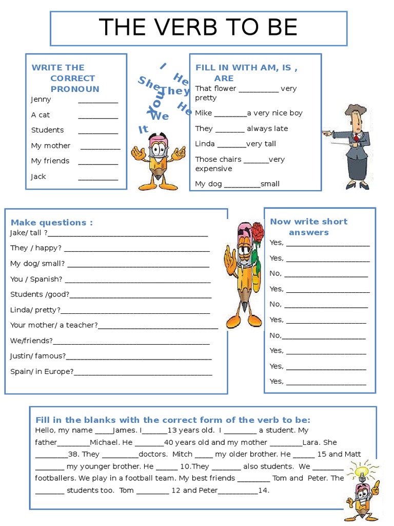 The Verb To Be | PDF