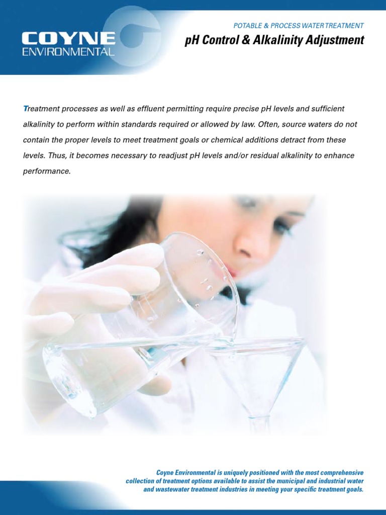 PH Control & Alkalinity Adjustment: Potable & Process Water Treatment ...