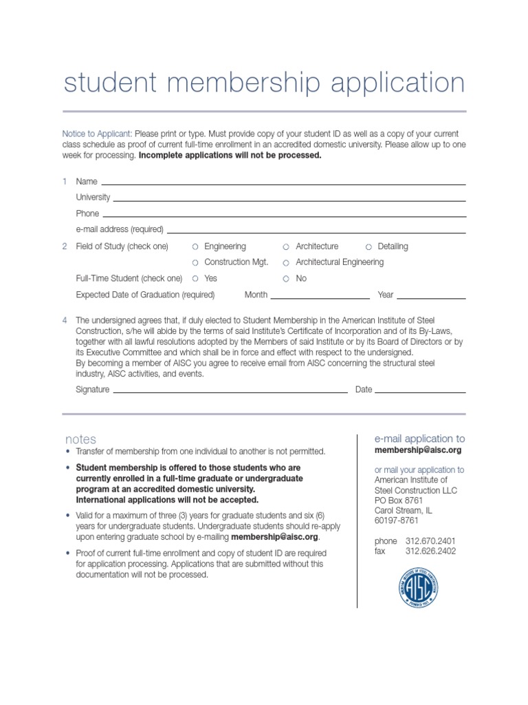 Student Membership Application: Notes | PDF | Career & Growth | Finance ...