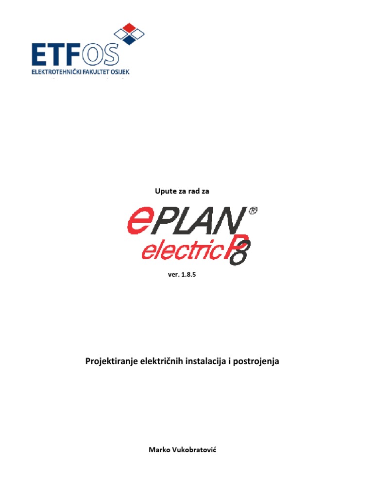 Projektiranje Eplan Upute Rev1 PDF | PDF