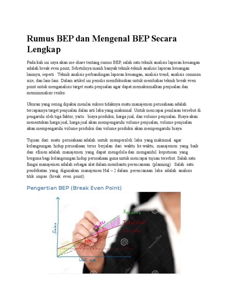 Rumus BEP Dan Mengenal BEP Secara Lengkap | PDF