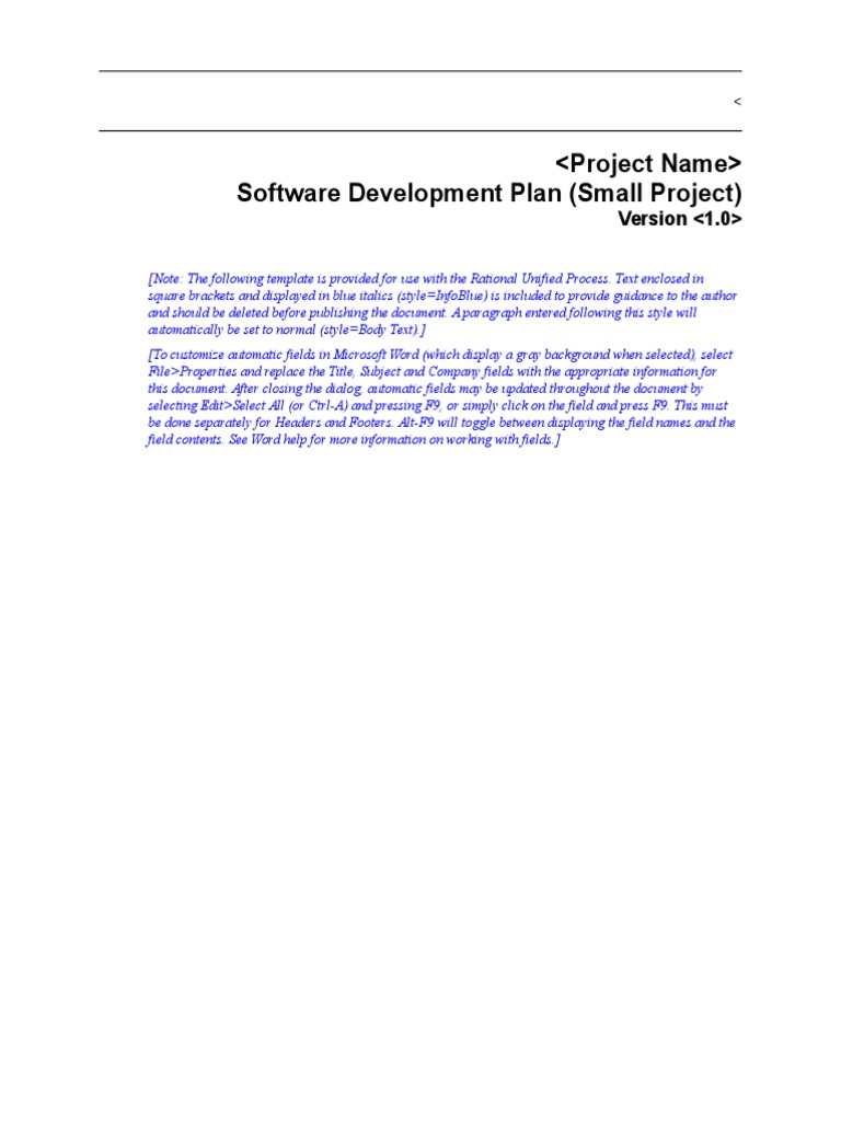 Software Development Plan-Other One | PDF