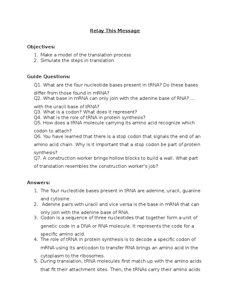 Relay This Message | PDF