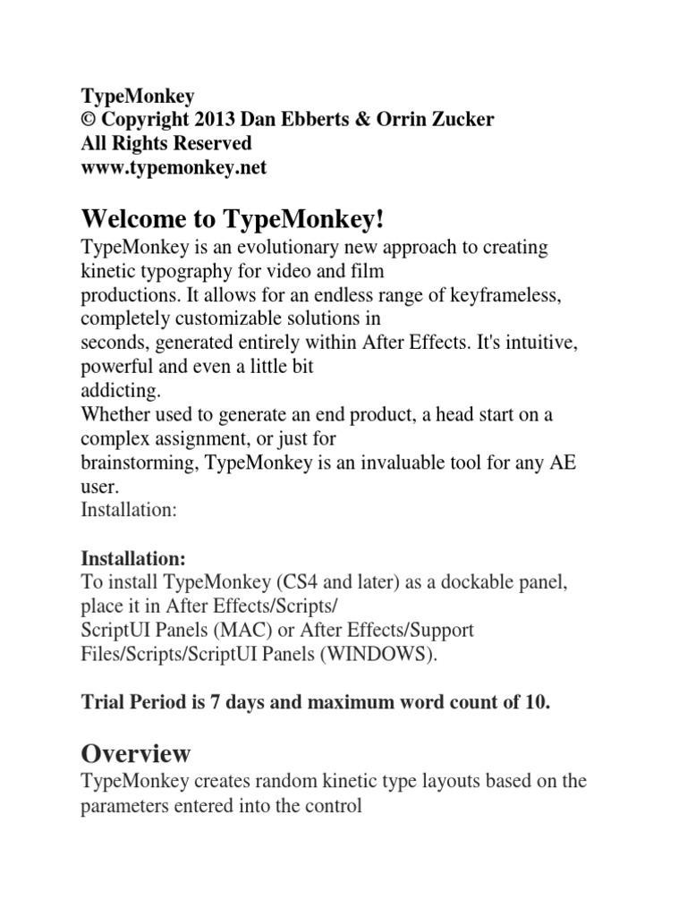 Typemonkey User Manual | Download Free PDF | Bracket | Typography