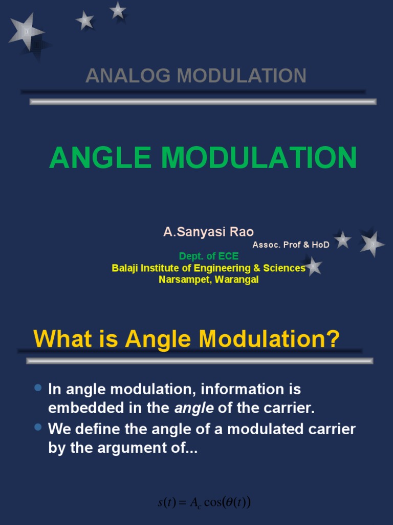 Frequency Modulation Pdf Frequency Modulation Detector Radio