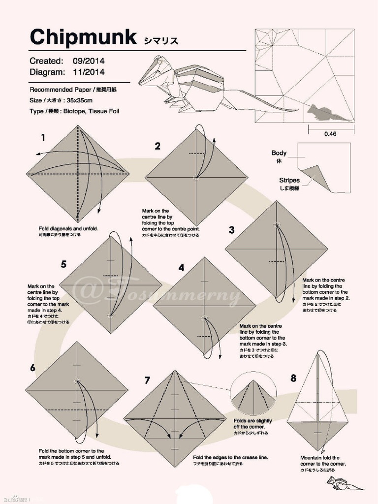 Chipmunk Origami | PDF