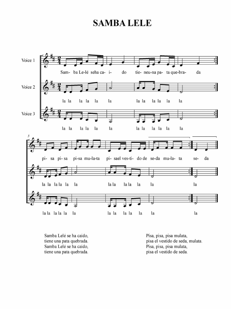 Samba Lele | PDF