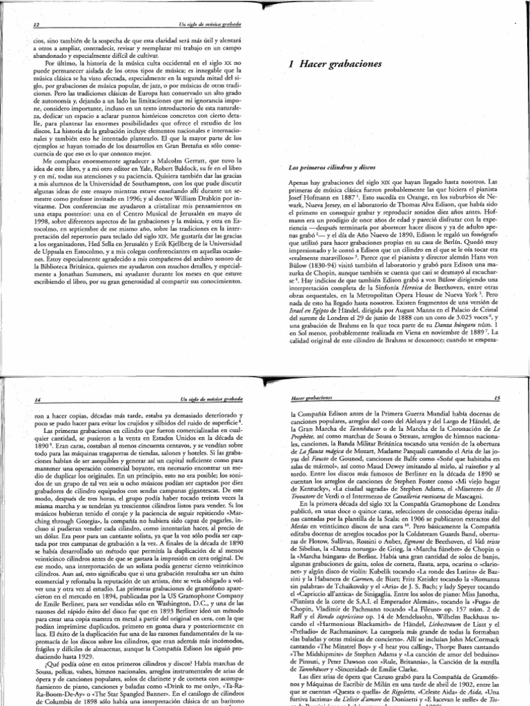 Timothy Day - Un Siglo de Musica Grabada PDF | PDF