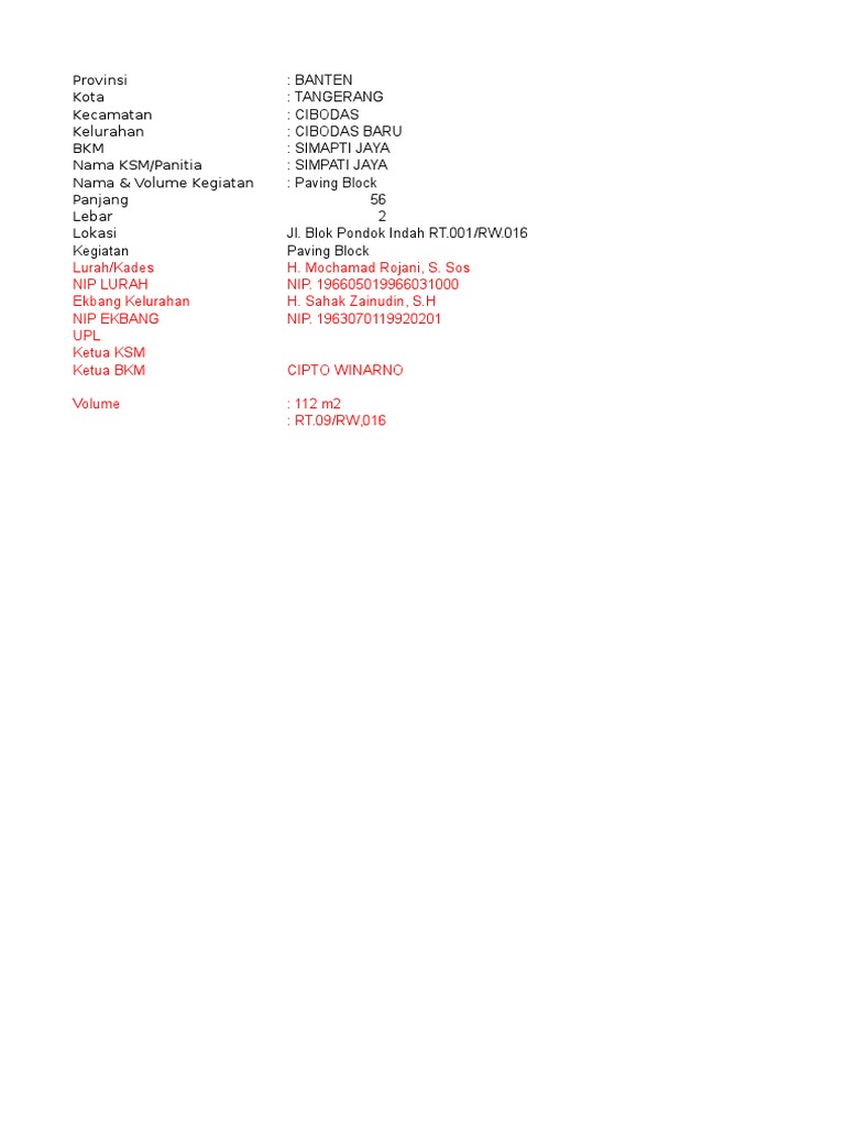 Rab Paving Block CB | PDF