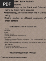 Internal Credit Risk Rating Guide | PDF | Credit Risk | Credit Rating
