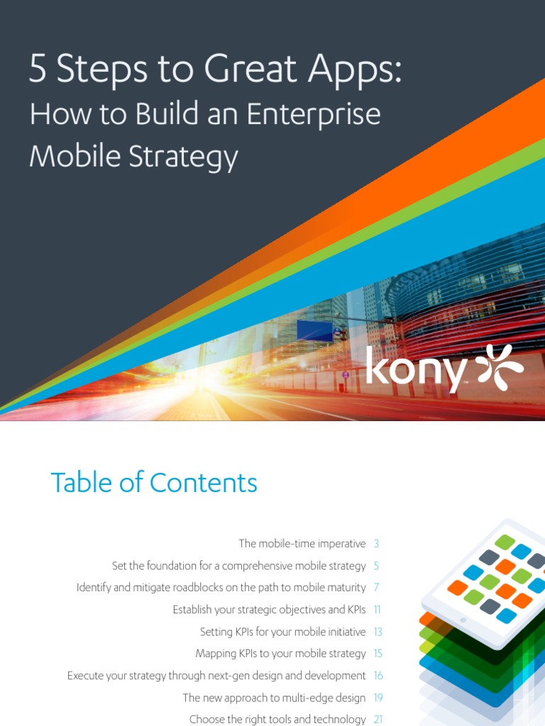 5 Steps to Build Mobile Strategy | PDF | Mobile App | Mobile ...