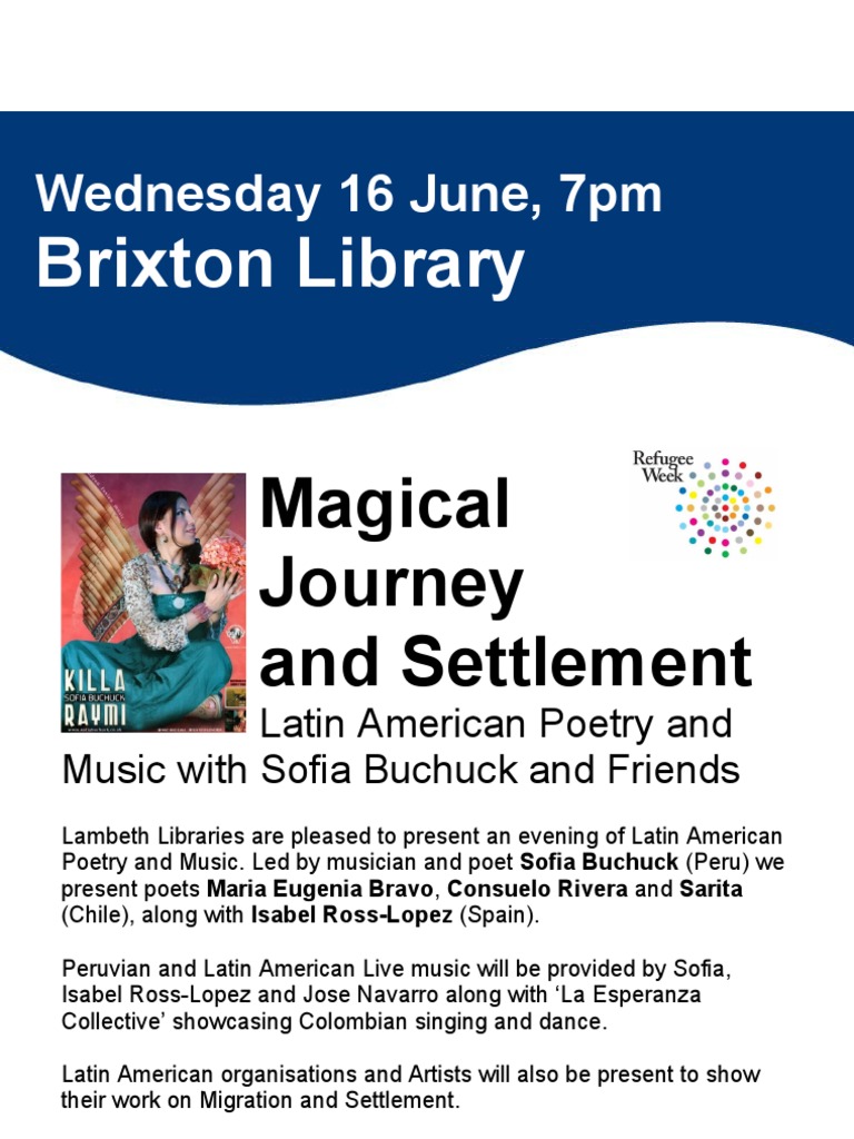 Latin American Poetry & Music Night | PDF