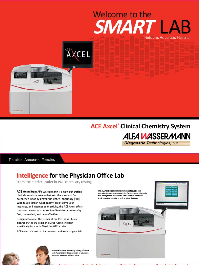 Ace Ax Cel Brochure | PDF | Touchscreen | Laboratories