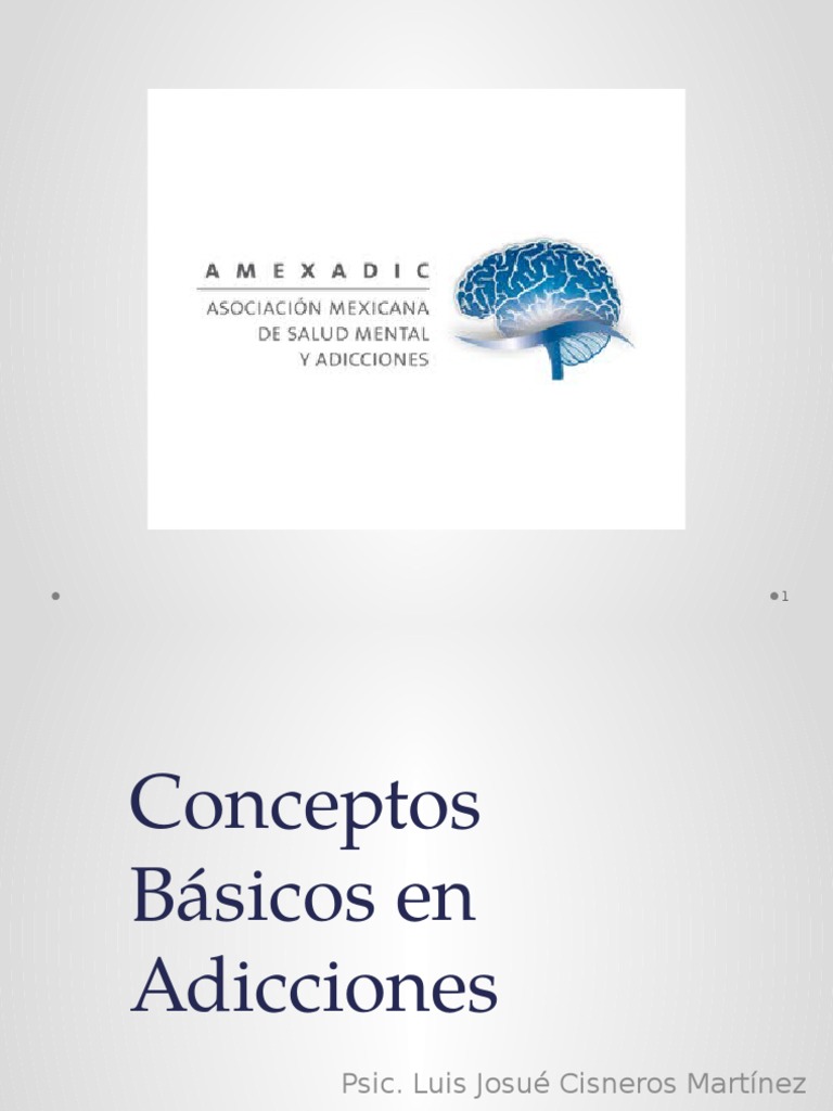 Conceptos Básicos en Adicciones | PDF | Drogas | Drogas Psicoactivas