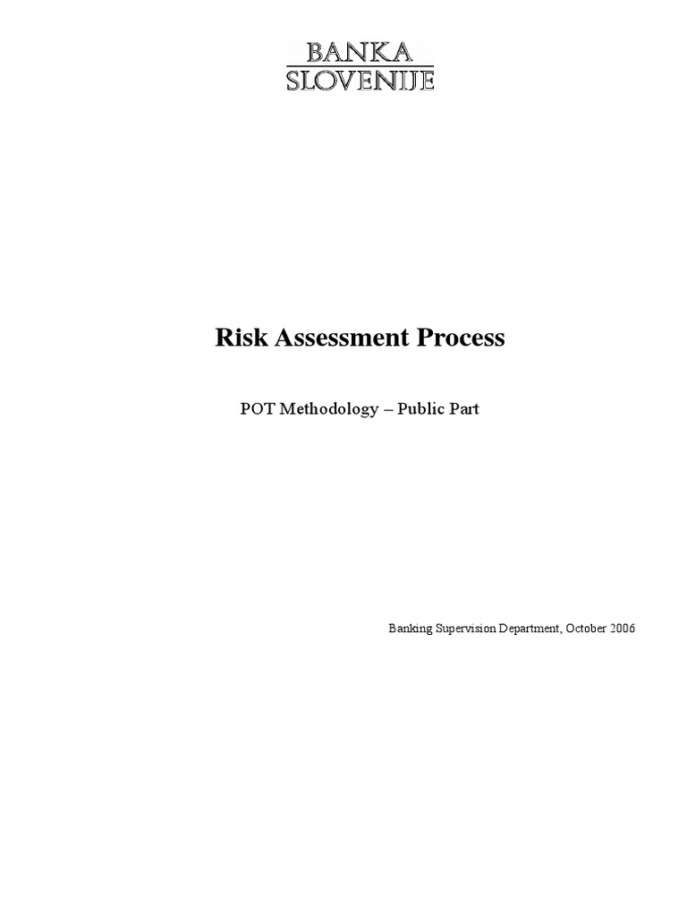 (Risk Assessment Process) Methodology | Download Free PDF | Banks ...